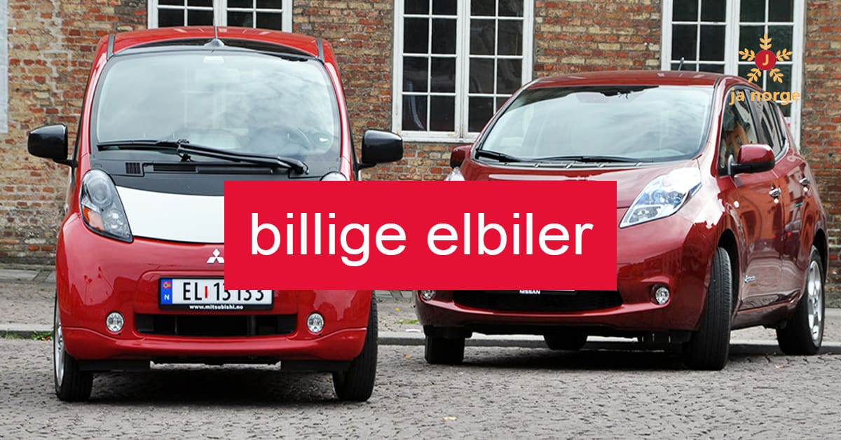 Topp 20 Billig Elbil å kjøpe i 2023 i Norge