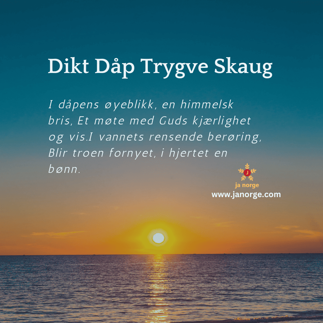 Dikt Dåp Trygve Skaug - En poetisk reise gjennom troens kraft