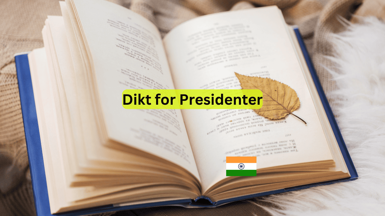 Dikt for Presidenter: Kunst og Politikk i Norsk Historie