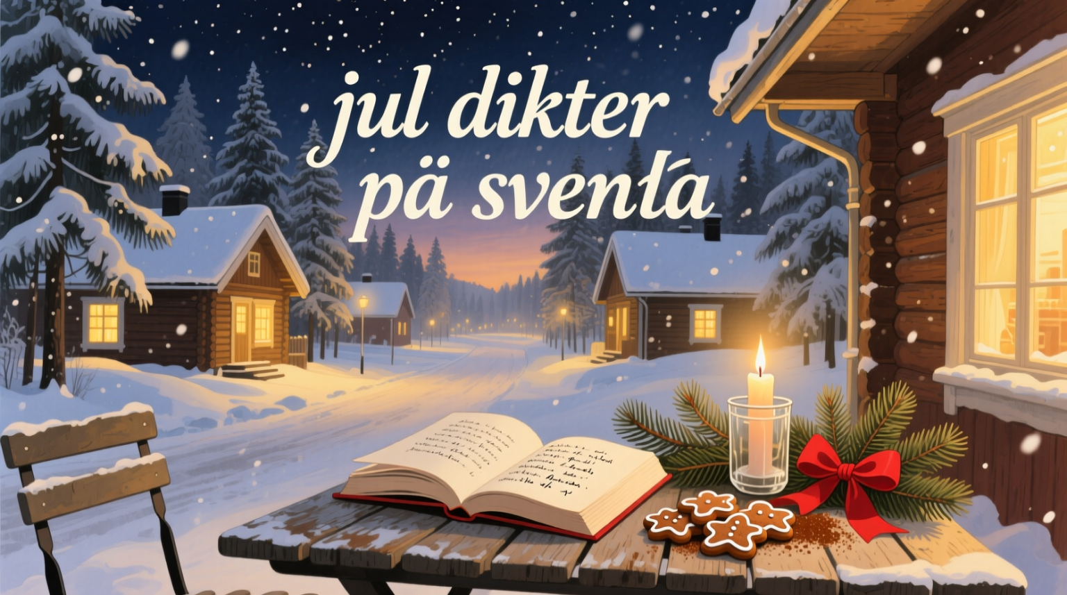 20 helt nya jul dikter på svenska – original poesi